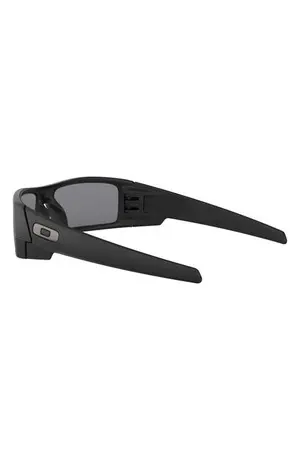 Oakley Gascan® 60mm Polarized Rectangle Sunglasses - Black