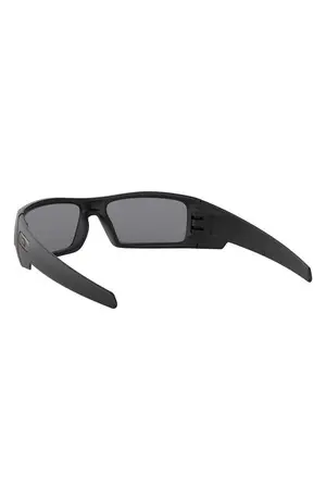 Oakley Gascan® 60mm Polarized Rectangle Sunglasses - Black