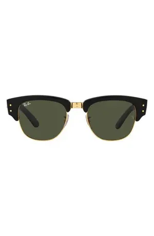 Ray-ban Mega Clubmaster 50mm Square Sunglasses - Black