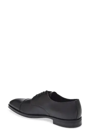Canali Cap Toe Derby - Black