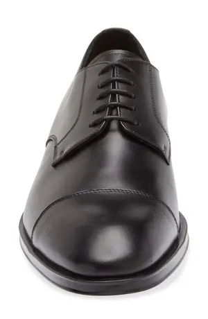 Canali Cap Toe Derby - Black