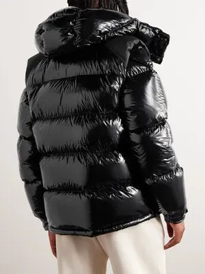 Moncler Karakorum Ripstop Hooded Down Jacket - Black