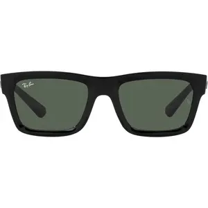Ray-ban Warren 57mm Rectangular Sunglasses - Black