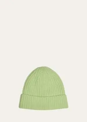 LISA YANG Martigny Knit Cashmere Beanie - Mint