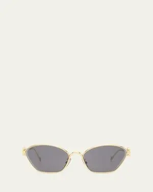 Loewe Anagram Cat-eye Sunglasses - Sengld/smk