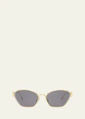 Loewe Anagram Cat-eye Sunglasses - Sengld/smk