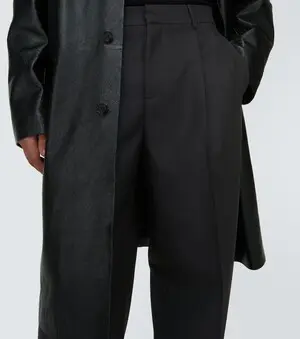 Versace Wool Straight Pants