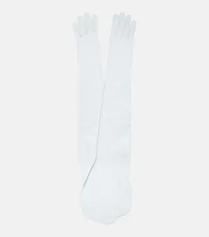 JIL SANDER Jil Sander Leather Gloves White
