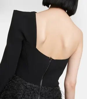 Maticevski Audacity One-shoulder Gown