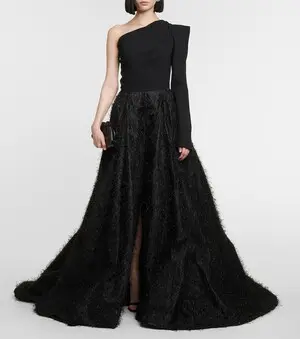 Maticevski Audacity One-shoulder Gown