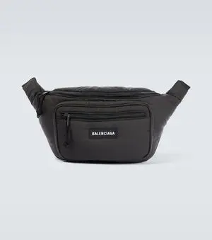 Balenciaga Nylon Belt Bag - Black