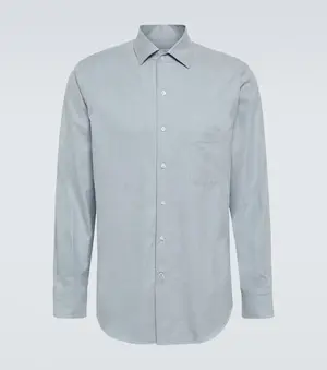 Loro Piana André Cotton Shirt - Blue