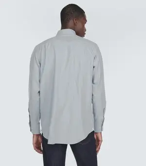Loro Piana André Cotton Shirt - Blue