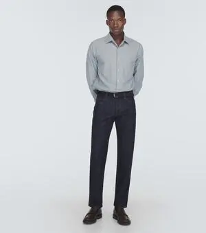 Loro Piana André Cotton Shirt - Blue
