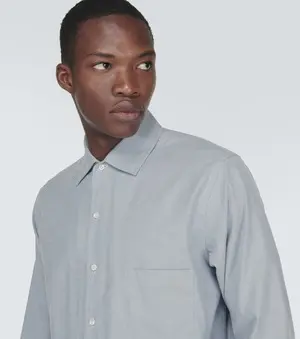 Loro Piana André Cotton Shirt - Blue