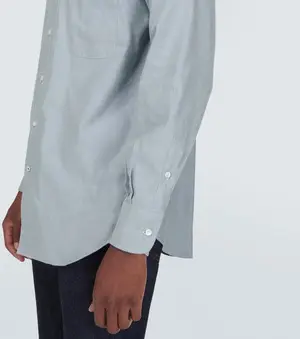 Loro Piana André Cotton Shirt - Blue