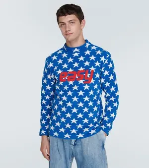 ERL Printed Cotton-blend Sweater