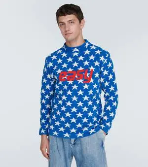 ERL Printed Cotton-blend Sweater