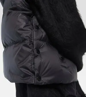 YVES SALOMON Shearling Trimmed Down Jacket