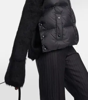YVES SALOMON Shearling Trimmed Down Jacket