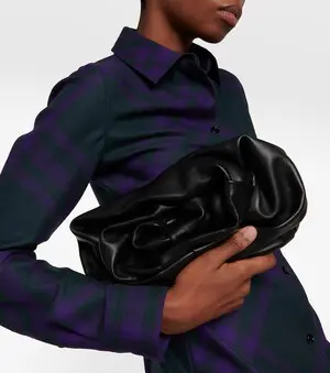 Burberry Rose Leather Clutch