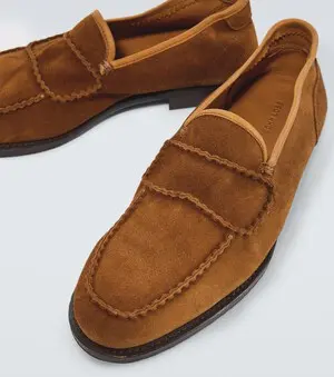 John Lobb Bath Suede Loafers