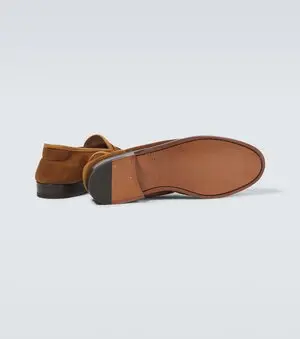 John Lobb Bath Suede Loafers