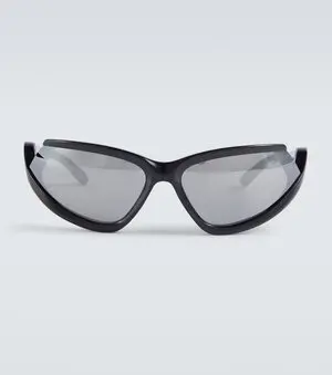 Balenciaga Side Xpander Cat Sunglasses - Black