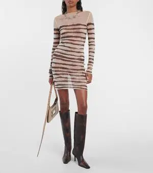 JEAN PAUL GAULTIER X Knwls Striped Minidress