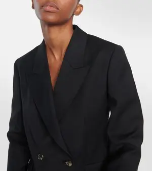 Gabriela Hearst Angela Wool Blazer - Black