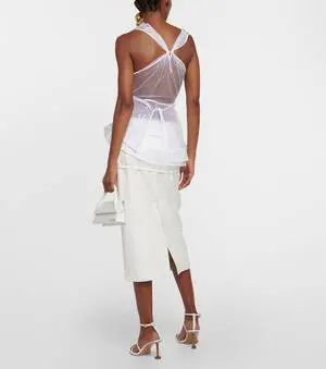 Jacquemus Le Débardeur Perle Sequined Top