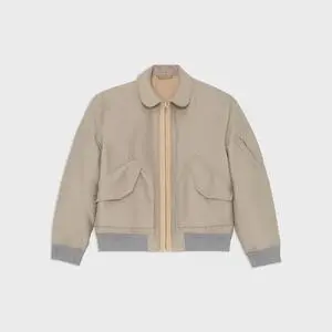 Theory Recycled Poly Reversible Bomber Jacket In Grey - 40% Off