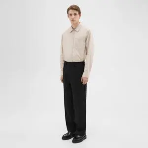 Theory Slim-straight Wool Gabardine Trousers