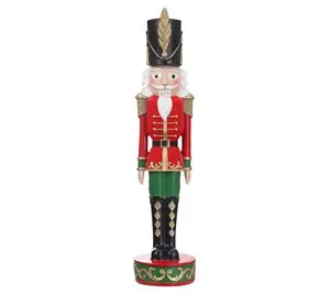 HAUTE DECOR Red And Green 12.75' Christmas Nutc Racker - One-color