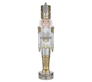 HAUTE DECOR 48' Gold And Silver Christmas Nutcr Cker - One-color