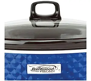 BRENTWOOD Select 7- Quart Slow Cooker