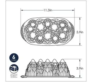 NORDICWARE Alpine Forest Loaf Pan
