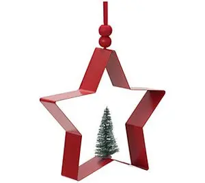 MELROSE Star And Pine Tree Cookie Cutter Orname T