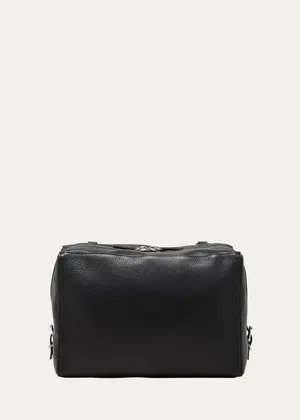 Givenchy Men's Pandora Medium Leather Crossbody Bag - Black