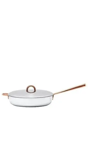 GREAT JONES Deep Cut 10-inch Stainless Steel Saute Pan In Metallic Silver