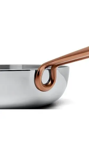 GREAT JONES Deep Cut 10-inch Stainless Steel Saute Pan In Metallic Silver