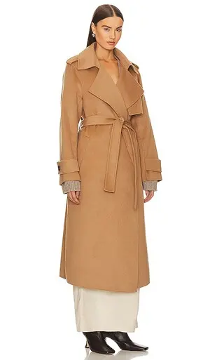 LAMARQUE Margaret Trench Coat - Camel