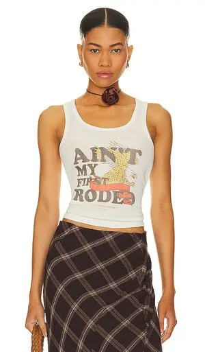 THE LAUNDRY ROOM Rodeo Queen Rib Tank