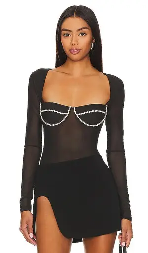Bardot Carter Diamante Bodysuit