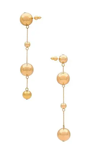 Cult Gaia Adrienne Earrings - Shiny Brass