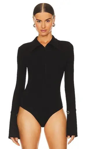 THE LINE BY K Kili Bodysuit - Black