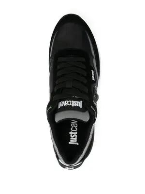 Just Cavalli Logo-patch Panelled Sneakers