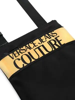 Versace Logo-print Zip-fastening Shoulder Bag