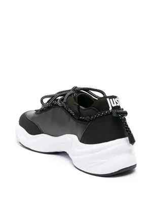 Just Cavalli Logo-print Leather Sneakers