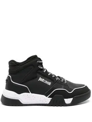 Just Cavalli Panelled Lace-up Sneakers